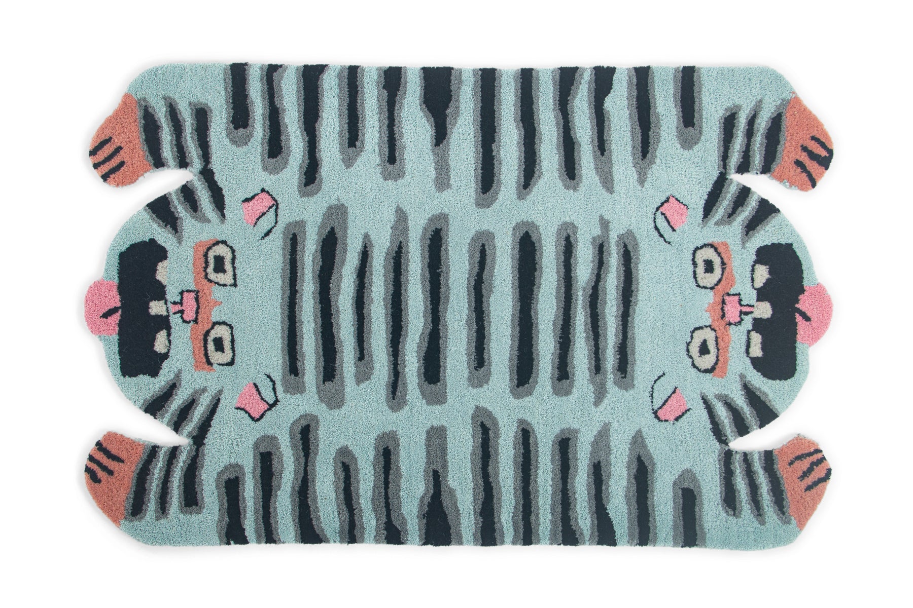 Flat Cat Rug – Cute Cat Silhouette Wool Rug | Beyond Rugs